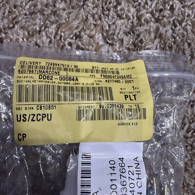 Exact Replacement DD62-00084A Dishwasher Water Solenoid Valve for ...
