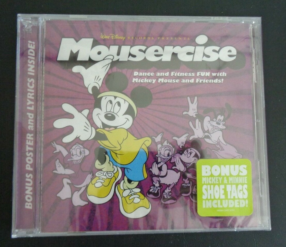 Mousercise by Disney (CD, Jul-2008, Walt Disney) NEW Free Shipping ...