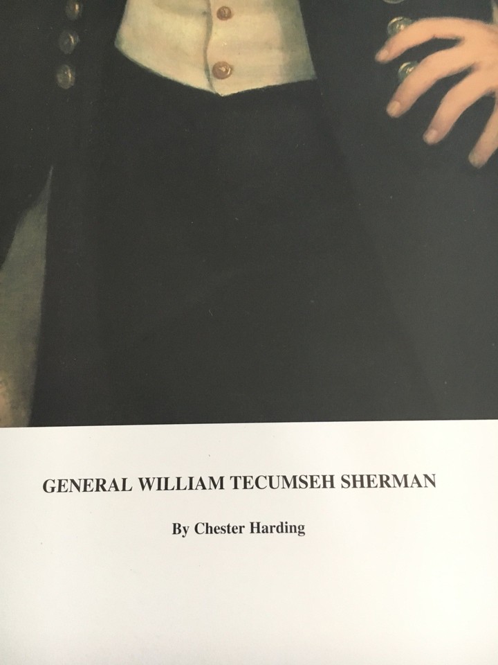 General William Sherman By Chester Harding, Civil War Art, Open Edition ...