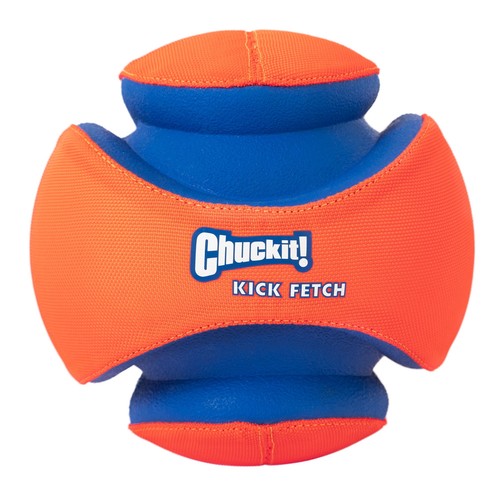 Kick Fetch Rubber Ball Interactive Fetch Dog Toy (Large 8-inch) for ...