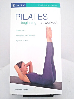 VHS Pilates beginning mat workout by Gaiam Ana Caban 40 Minute Session ...