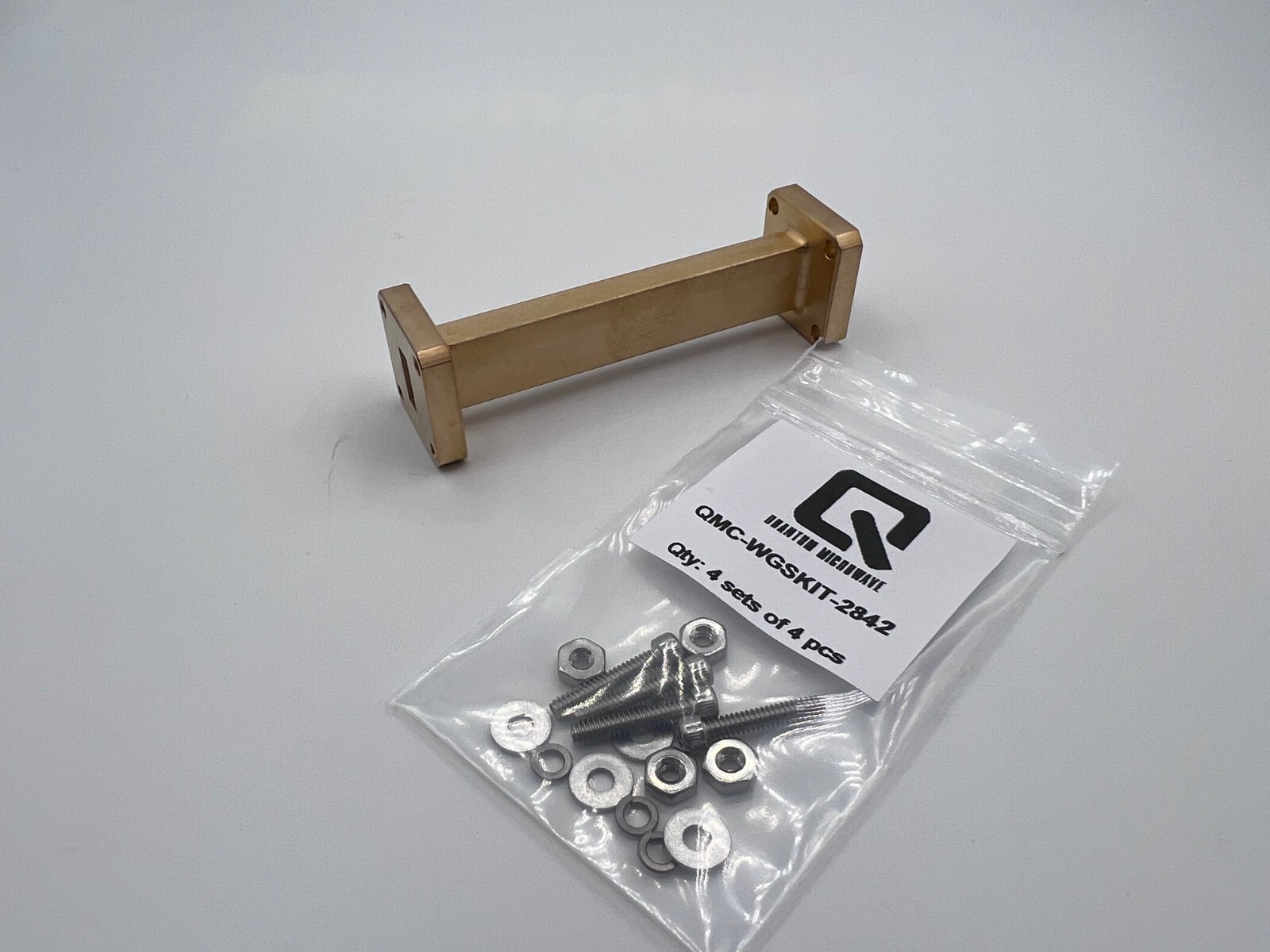 WR-42 Waveguide Straight 3 Inches Gold Plated | eBay