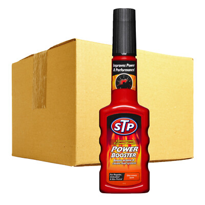 12 x STP Power Booster Octane Rating Restorer Petrol Fuel System ...