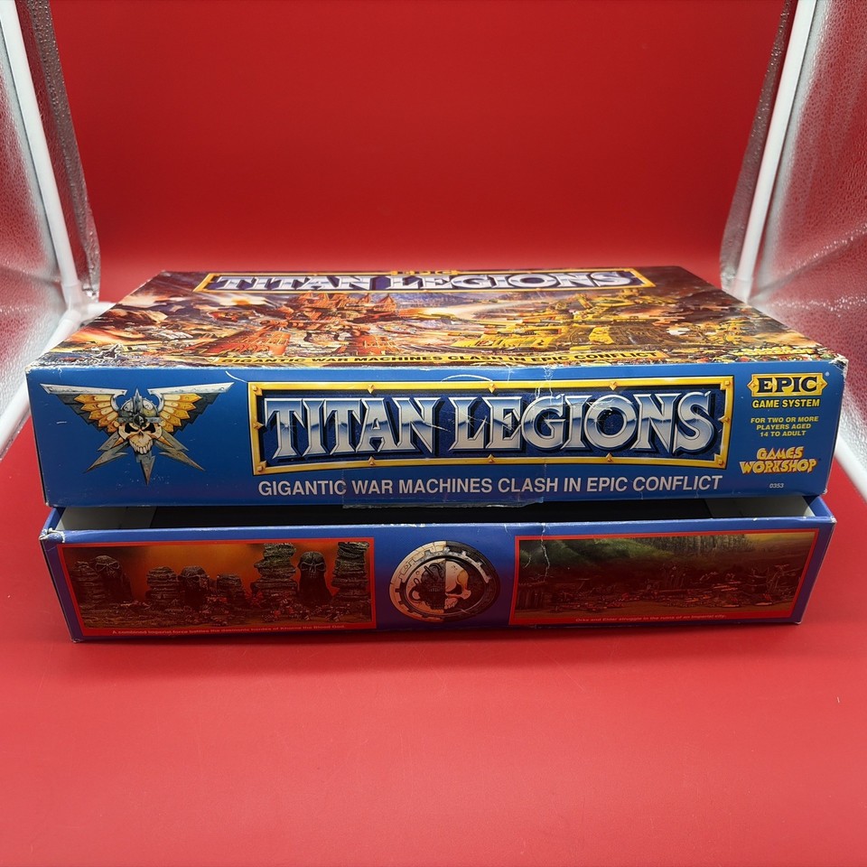 Titan Legions Boxed Game Warhammer 1994 Games Workshop Epic 40k *BOX ...