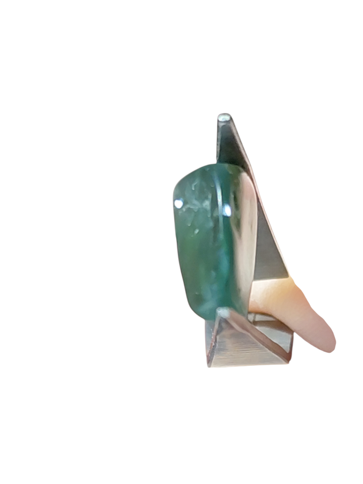 Tumbled Green Tourmaline , 7.95 carats , some inclusions, beautiful ...