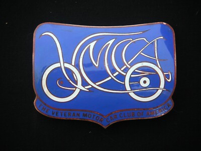 Rare Veteran Motor Car Club of America Enamel Badge VMCCA Unique on ...