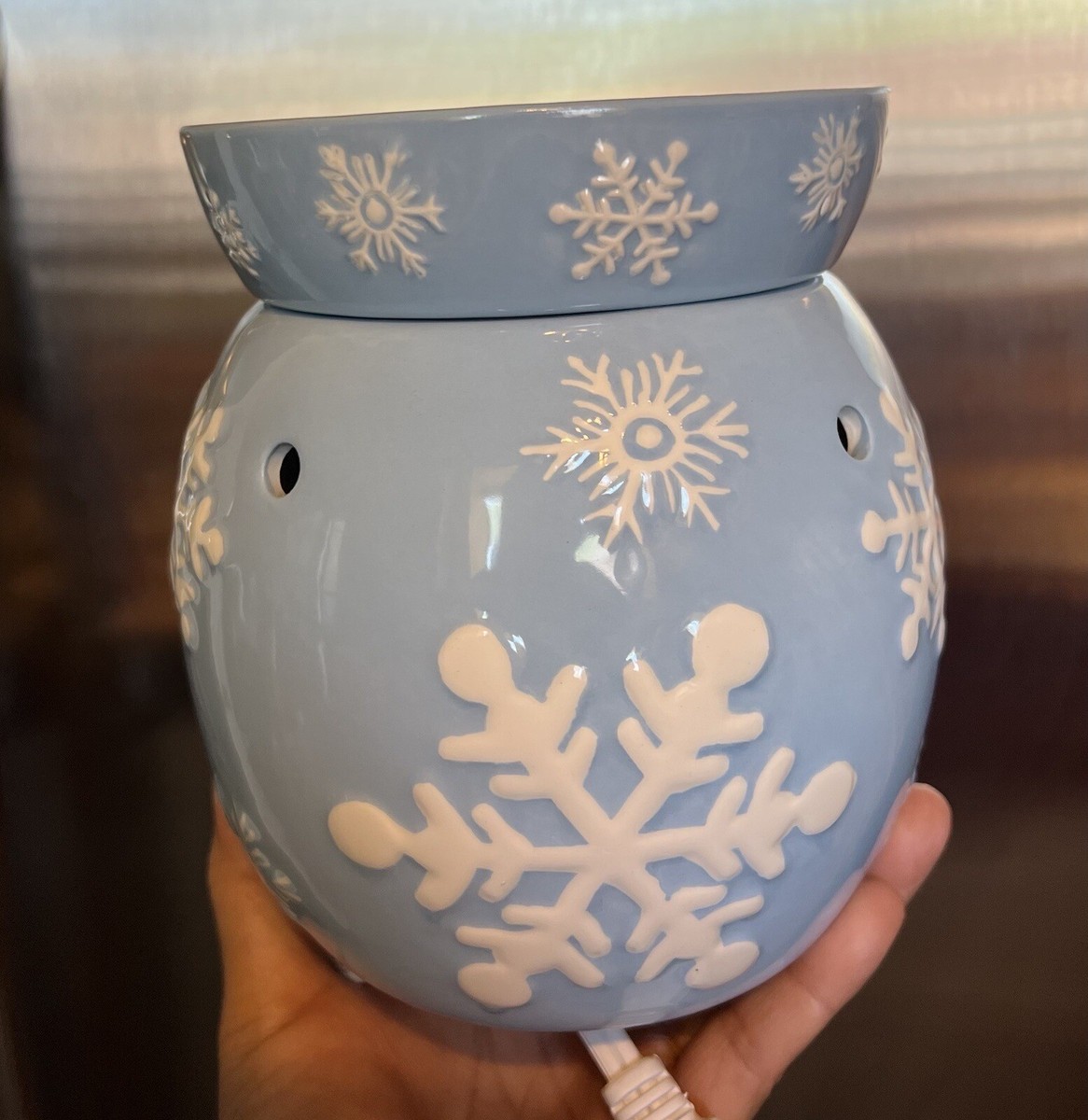 Snowflake Scentsy Night Light Spirit Of Joy Scentsy Plugin Mini Warmer