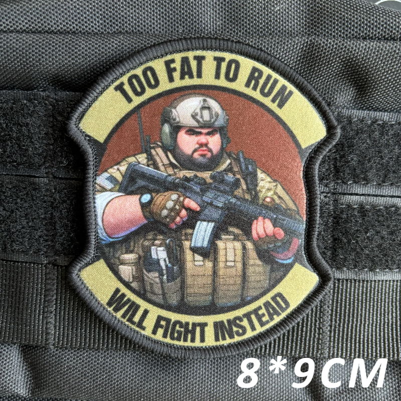 Dangerous Old Men, Chubby, Invisible, Broken or Fat Soldier M4 Morale Patches | eBay