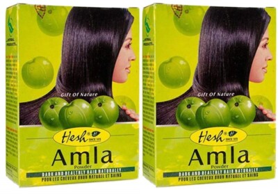 2 Boxes x 100g (Total 200g) Hesh Herbal Amla Powder Pack Indian ...