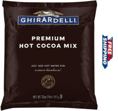 Ghirardelli Chocolate Premium Indulgence Hot Cocoa Mix, 32 Ounce ...