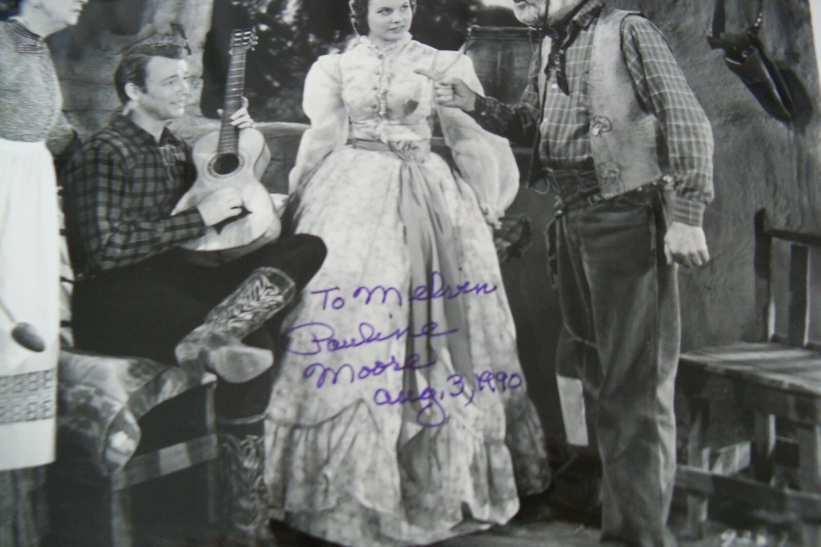 Pauline Moore autographed signed photo Roy Rogers Gabby Hayes Maude ...