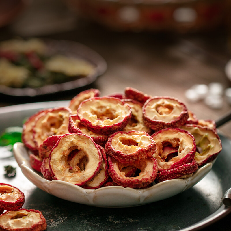 Chinese Hawthorn Slices Seedless Hawthorn Hollow Circle Dried Shan Zha ...