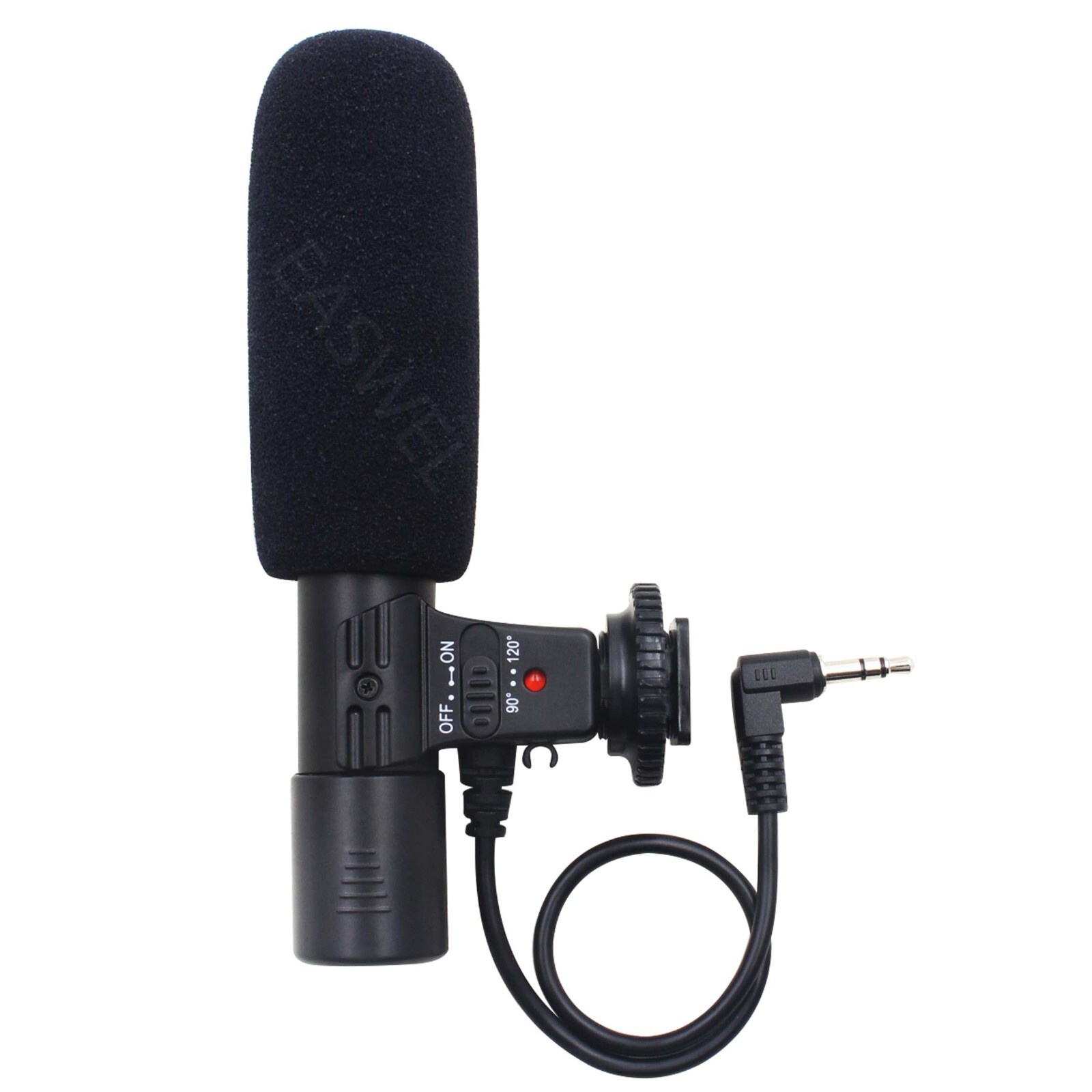 3.5mm External Stereo Microphone For Canon Nikon DSLR Camera DV ...