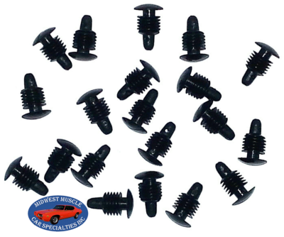 84-88 Pontiac Fiero Body Door Quarter Molding Trim Push In Retainer ...