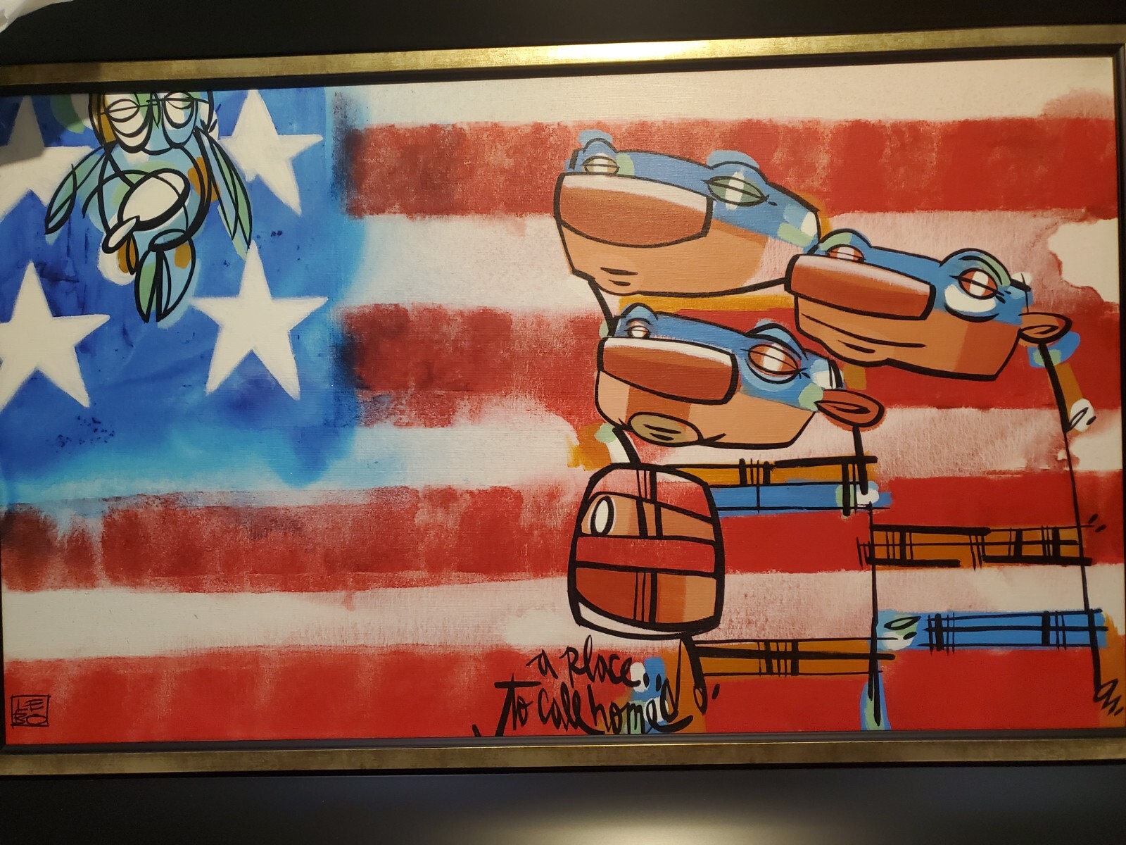 David 'Lebo" LeBatard Color Giclee on Canvas (A Place To Call Home ...