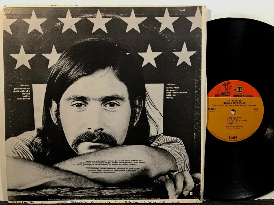 NORMAN GREENBAUM Spirit In The Sky LP REPRISE RS 6365 STEREO 1969 Rock ...