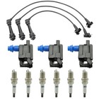 UF228 Ignition Coils Wire Set + Spark Plug for 01-05 Lexus GS300 IS300 ...