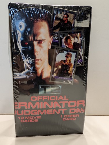 T2 Official TERMINATOR JUDGMENT DAY Movie Cards Box Factory Sealed 1992 ...