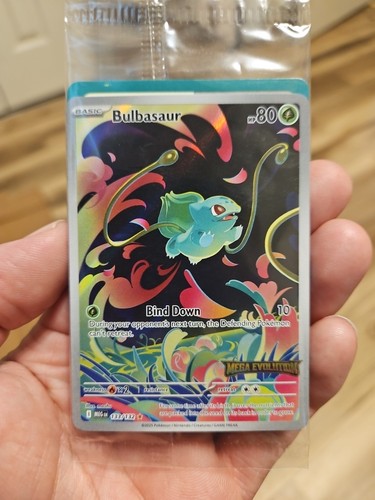 Bulbasaur 133/132 Pokemon TCG Mega Evolutions Stamped Promo Card NM ...
