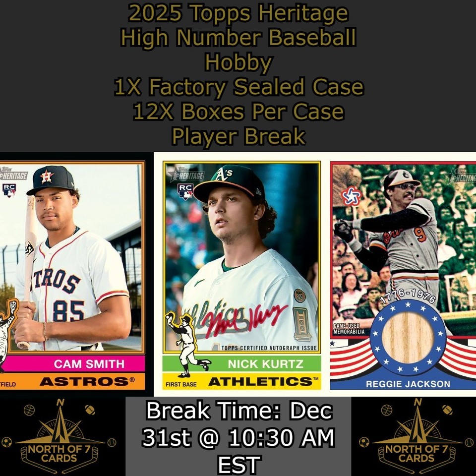 Chase Petty 2025 Topps Heritage High Number Hobby 1X Case Player BREAK ...