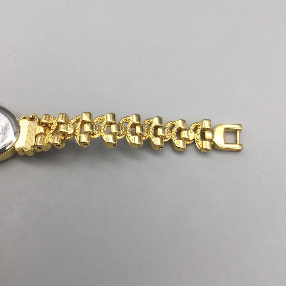 WINCCI Womens Dress Watch 18mm Gold Tone Crystal Bracelet Oval New ...