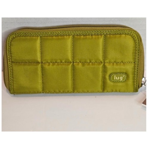 Lug Wallet New Olive Nylon 14 card slots Accordion opening Bill Receipt ...