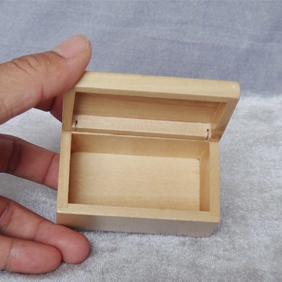 Mini Treasure Chest House Adornment Miniature Decoration Furniture Toys ...