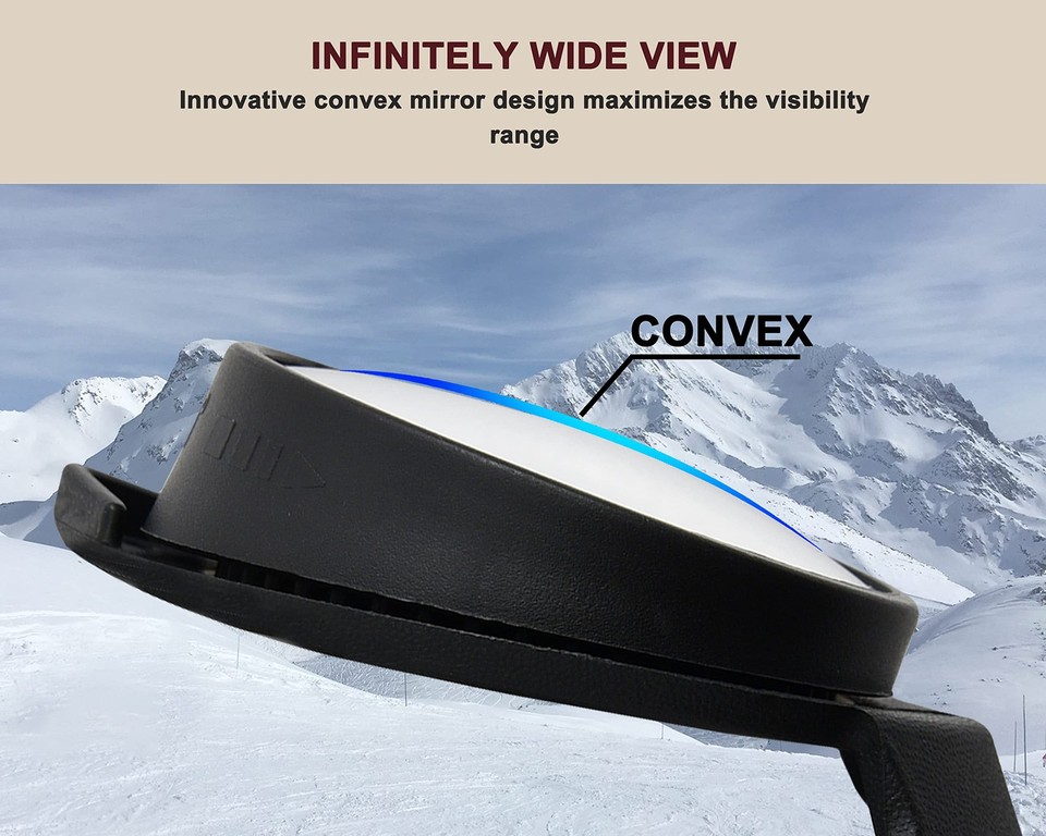 SAUTVS Adjustable Handguard Rearview Side Mirrors for Ski-Doo Handlebar ...