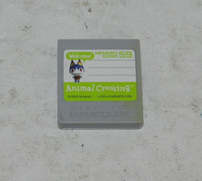 Official OEM Nintendo GameCube Animal Crossing Memory Card DOL-008 ...