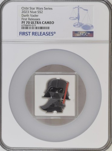 Star Wars Darth Vader 1oz Silver Chibi Coin 2023 NGC 70 FR | eBay