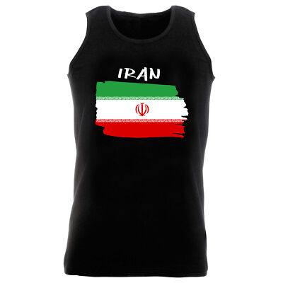 Iran Country Flag Nationality - Singlet Vest Unisex Tank Top | eBay ...