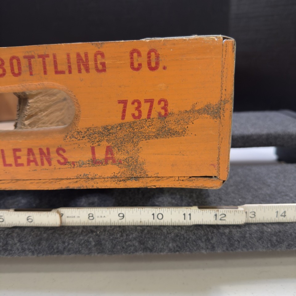 Vtg 50s 60s Big Shot Soda Pop Wood Crate Box Jefferson Bottling New ...