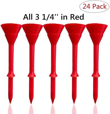 FINGER TEN Golf Tees 3 1/4 Inch Unbreakable Plastic Cup Tee Bulk Value ...
