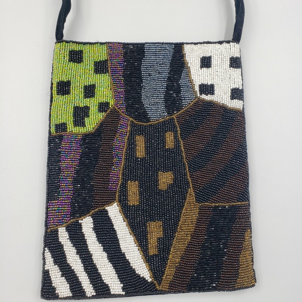 Lady Jade Hand Beaded Shoulder Strap Purse original handmade | eBay