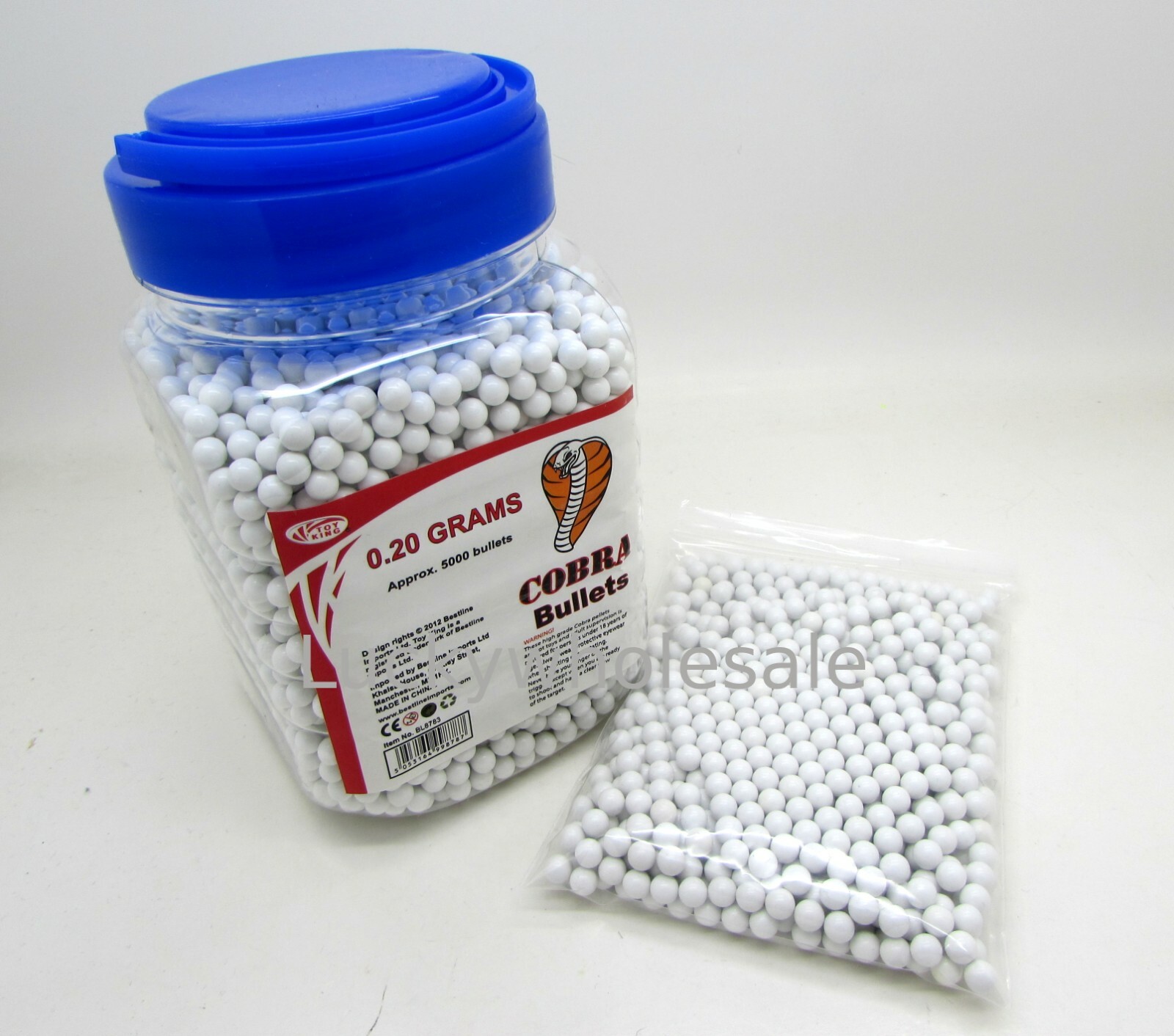 High Grade 0.2g White & Black BB Gun Bullets 6mm Airsoft Plastic ...