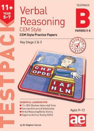 Dr Stephen C Cu 11+ Verbal Reasoning Year 5-7 CEM Style Te (Mixed Media ...
