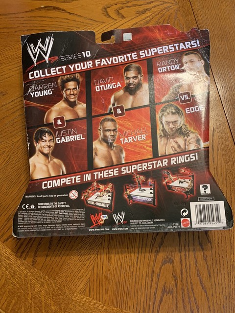2010 WWE WWF Mattel Darren Young Justin Gabriel Wrestling Figures MIP ...