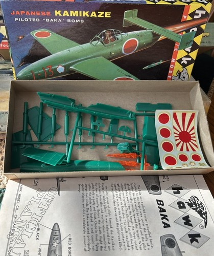 Japanese Kamikaze Piloted “Baka”Bomb Model Kit by Hawk | eBay