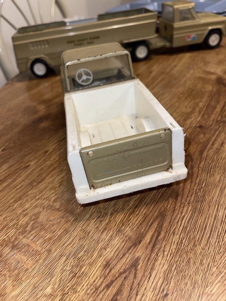 Vintage Structo Farm Truck Set Pressed Steel Toy Trucks | eBay