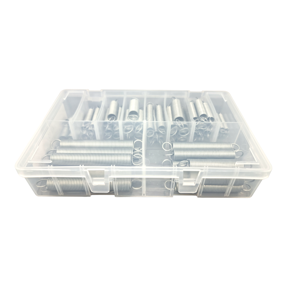 Assorted Box of Expansion Springs Extension Tension Spring Set Taught ...