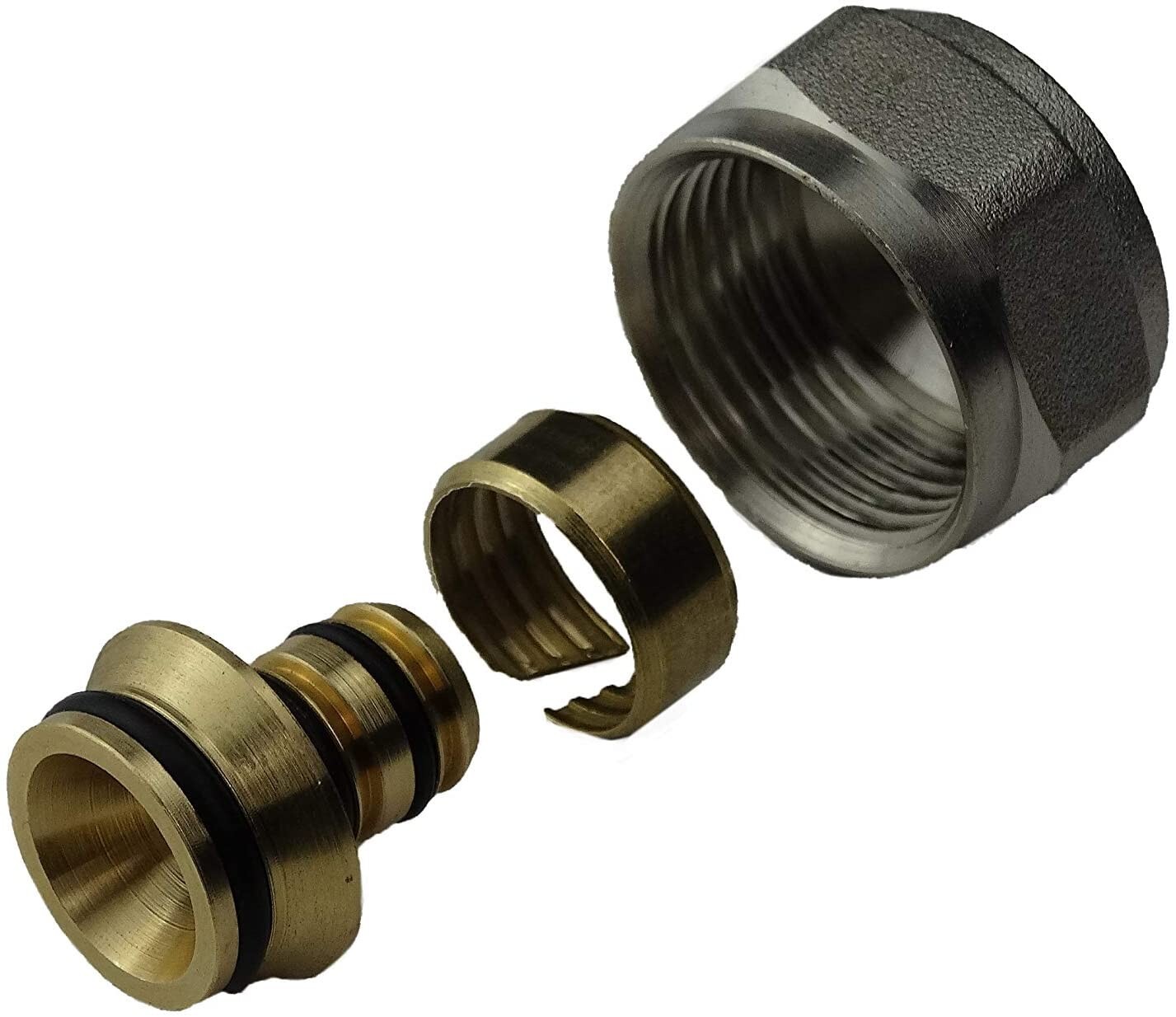 Euroconus Fitting / Pipe Coupling Nut for Water Underfloor Heating (12 ...