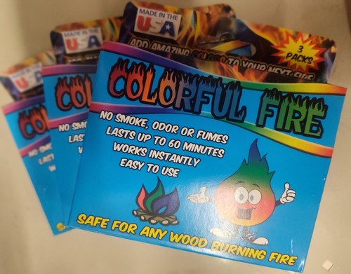 Colorful Fire 3 pack Box Magical Flames Color Campfire (Lot Of 3 ...