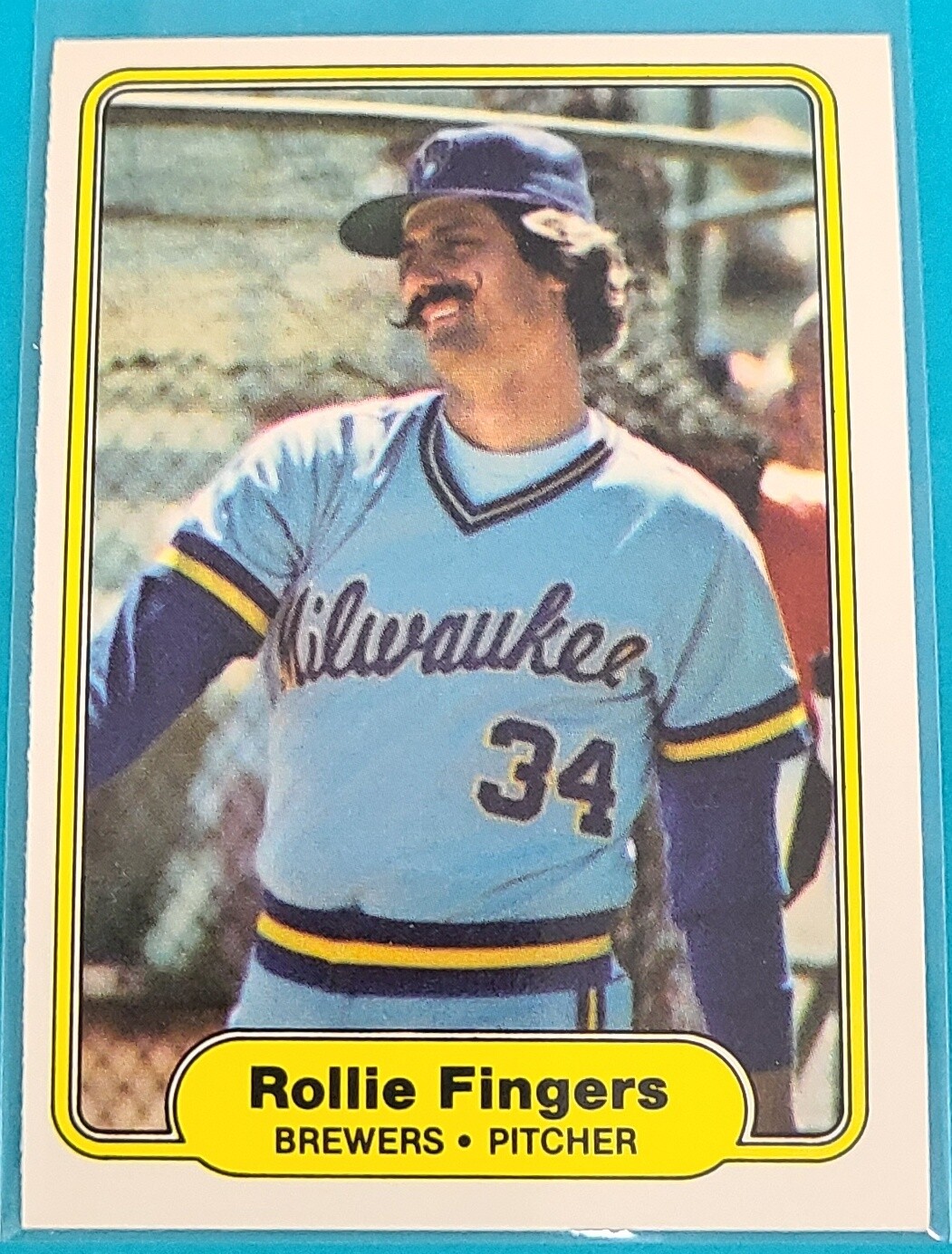 1982 Fleer #141 Rollie Fingers Milwaukee Brewers Baseball Card I2 | eBay