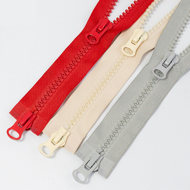 8# Double Slider Two-Way Zip Long 50-100cm Zipper Open Ended DIY ...