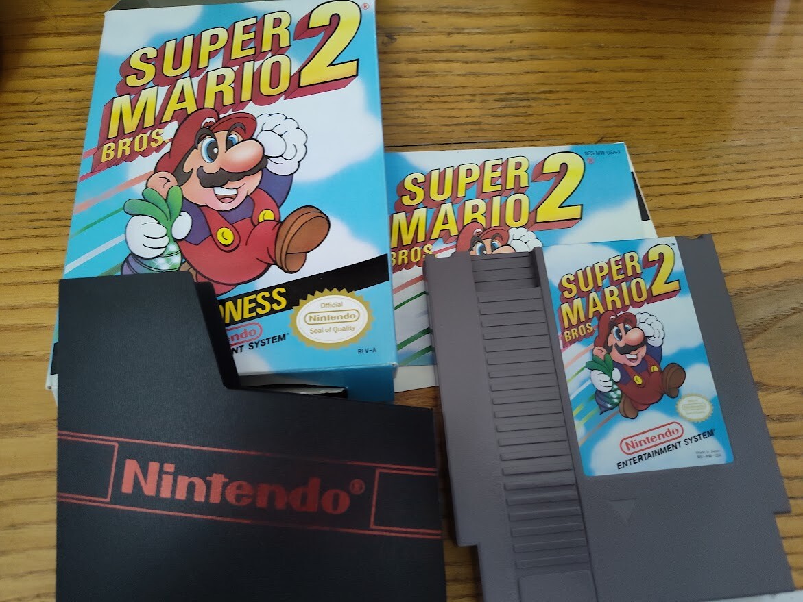 Super Mario Bros. 2 Nintendo NES Complete In Box CIB Manual | eBay