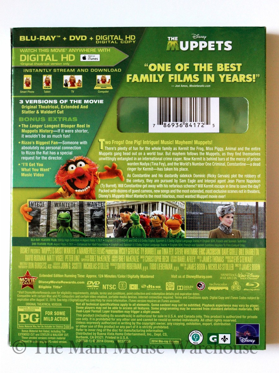 Muppets Most Wanted Dvd Menu Disney: Muppets Most Wanted (8th) (DVD