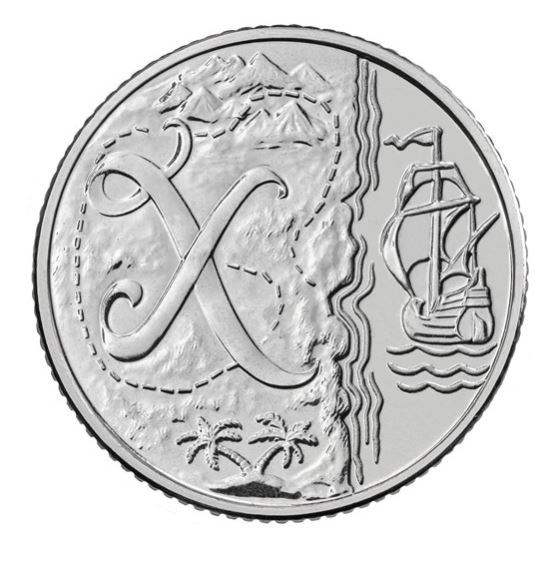 2018 2019 A-Z Alphabet 10p Ten Pence coin Angel Bond Fish Oak NHS Robin ...