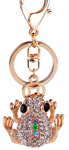 Lucky Money Frog Toad with Coin Key Chain Keychain Keyring Key Ring ...