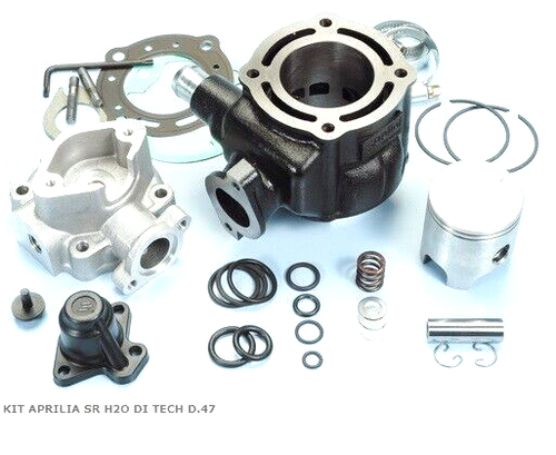 Set Cylindre Complto Polini D.47 Aprilia Sr LC 50 2T Ditech Injection ...