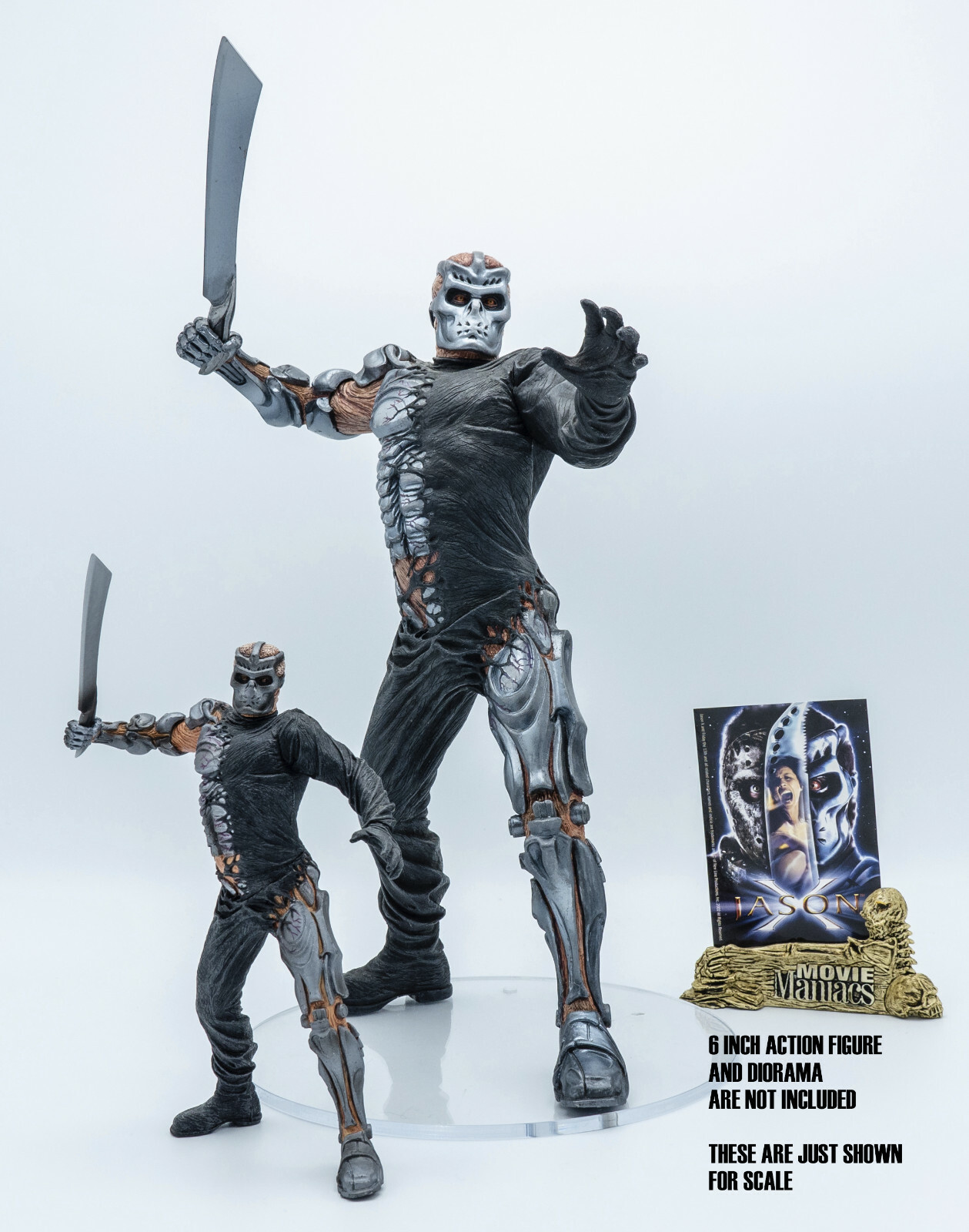 McFarlane Movie Maniacs Jason X Voorhees Figure Friday the 13th 2-up ...